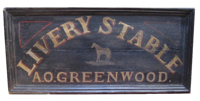 trade sign - Dig Antiques